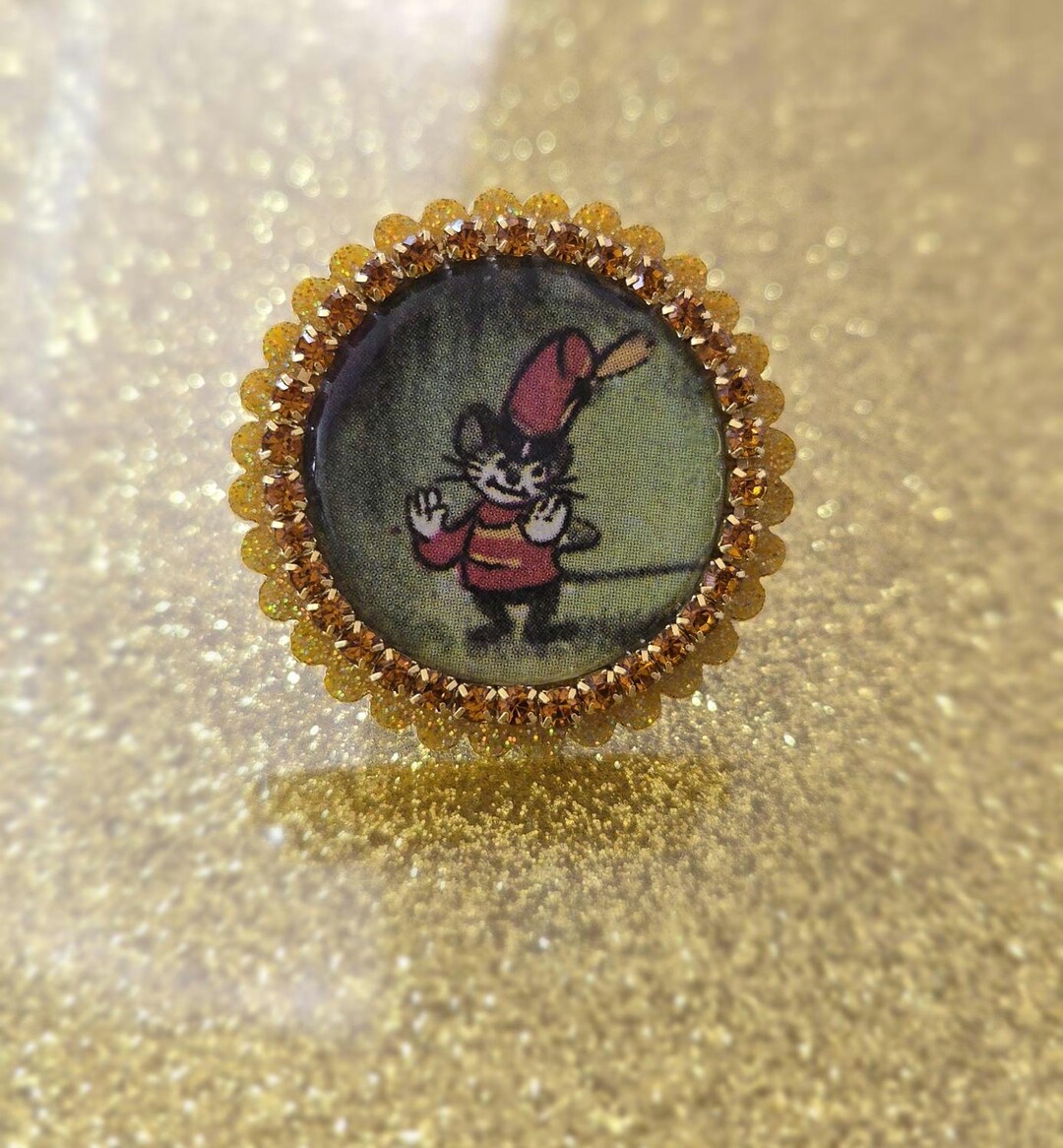 Tiny Treasures Upcycled Storybook Disney Timothy Mouse Dumbo Statement ...