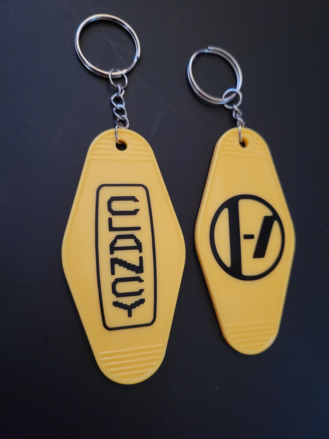 Twenty One Pilots Clancy Motel Hotel Keychain Yellow - Etsy