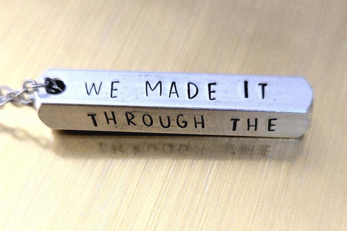 Twenty One Pilots Breach Drag Path Lyrics Hand Stamped Aluminum Bar ...