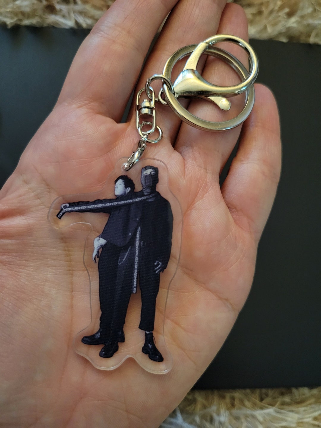 Twenty One Pilots Clancy Acrylic Keychain B&W - Etsy
