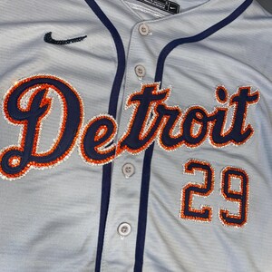 Detroit Tigers Rhinestone Jersey - Etsy