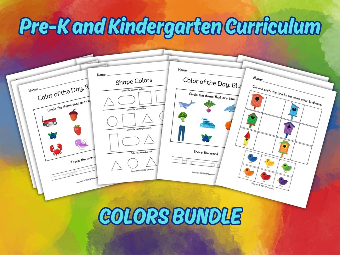 Colors Curriculum for Early Learners. Weekly Curriculum for Daycare ...