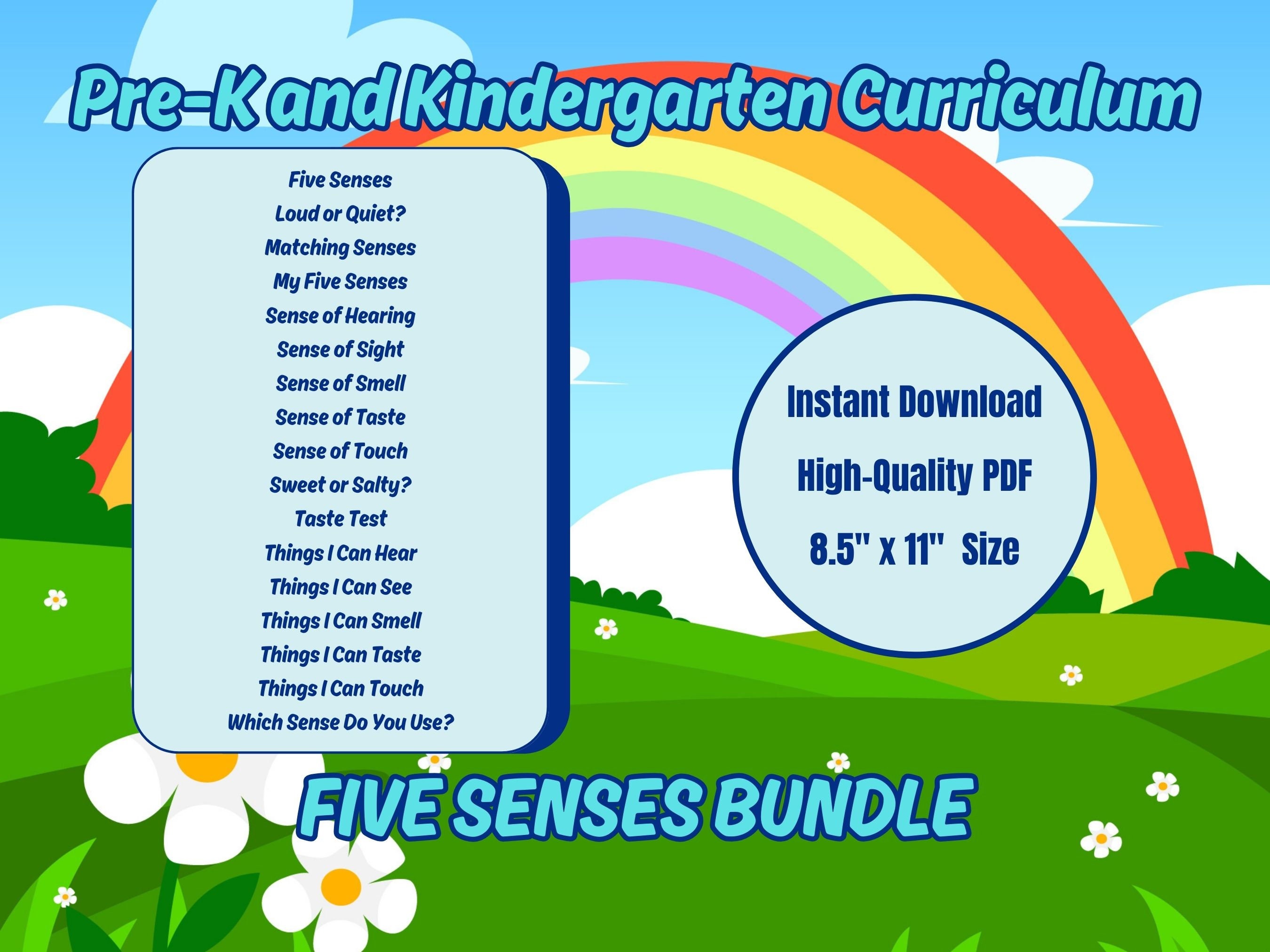Five Senses Curriculum for Early Learners. Weekly Curriculum for ...