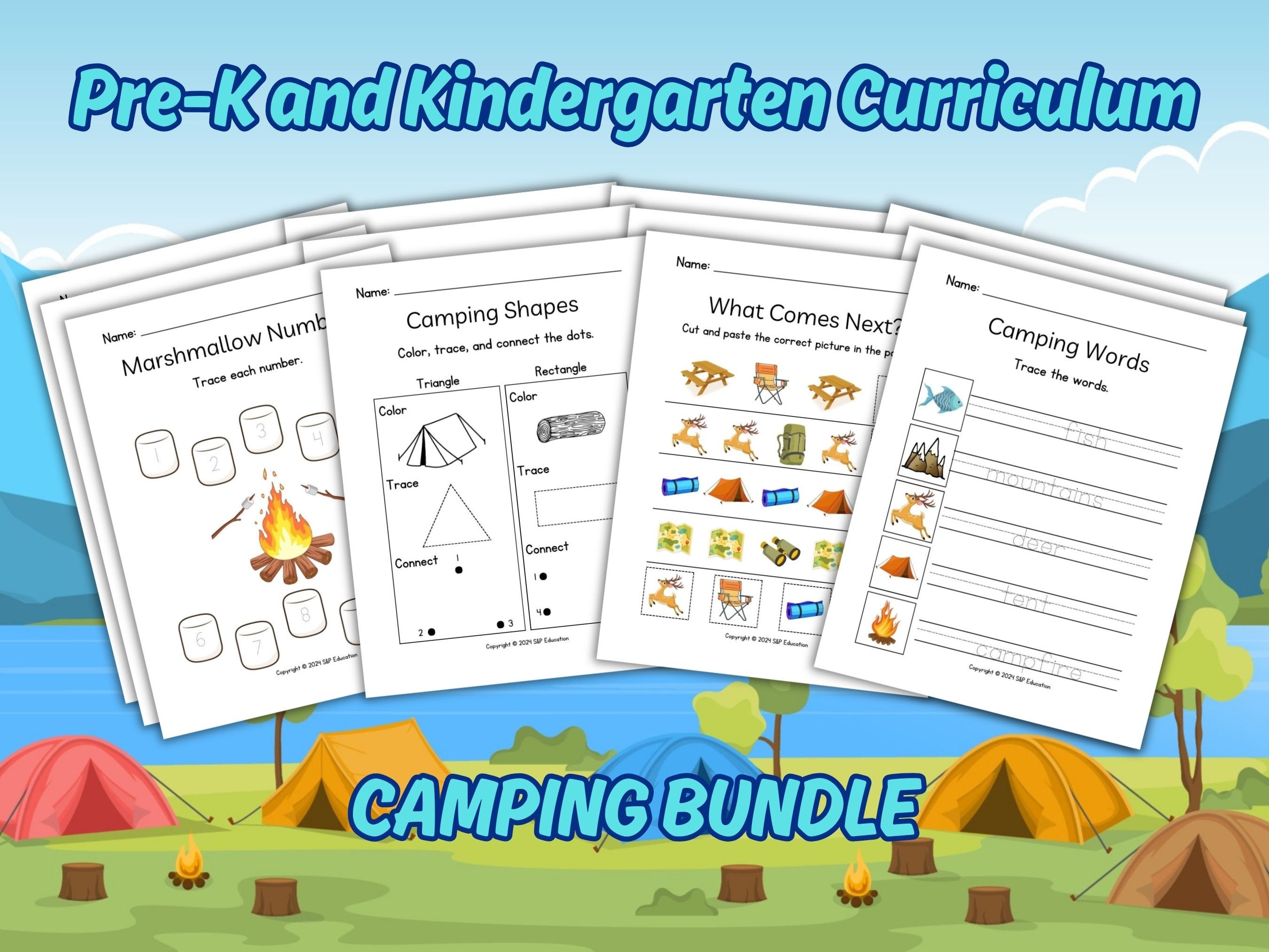 Camping Curriculum for Early Learners. Weekly Curriculum for Daycare ...