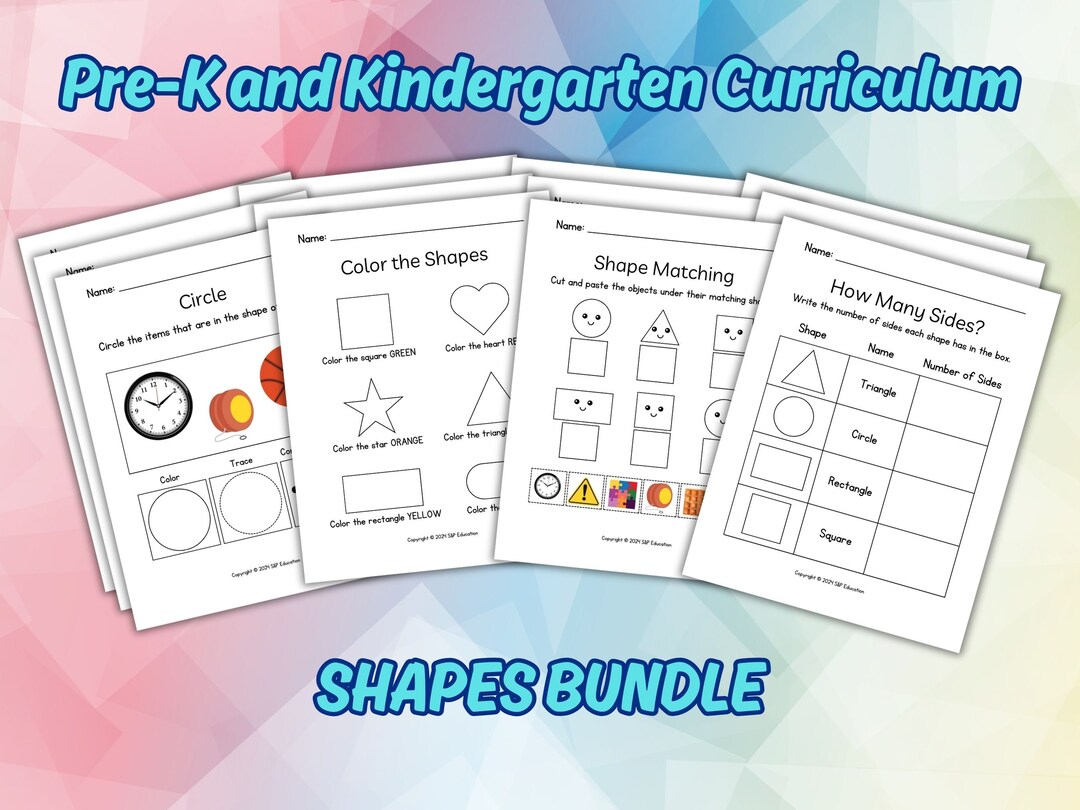 Shapes for Early Learners. Weekly Curriculum for Daycare, Homeschool ...