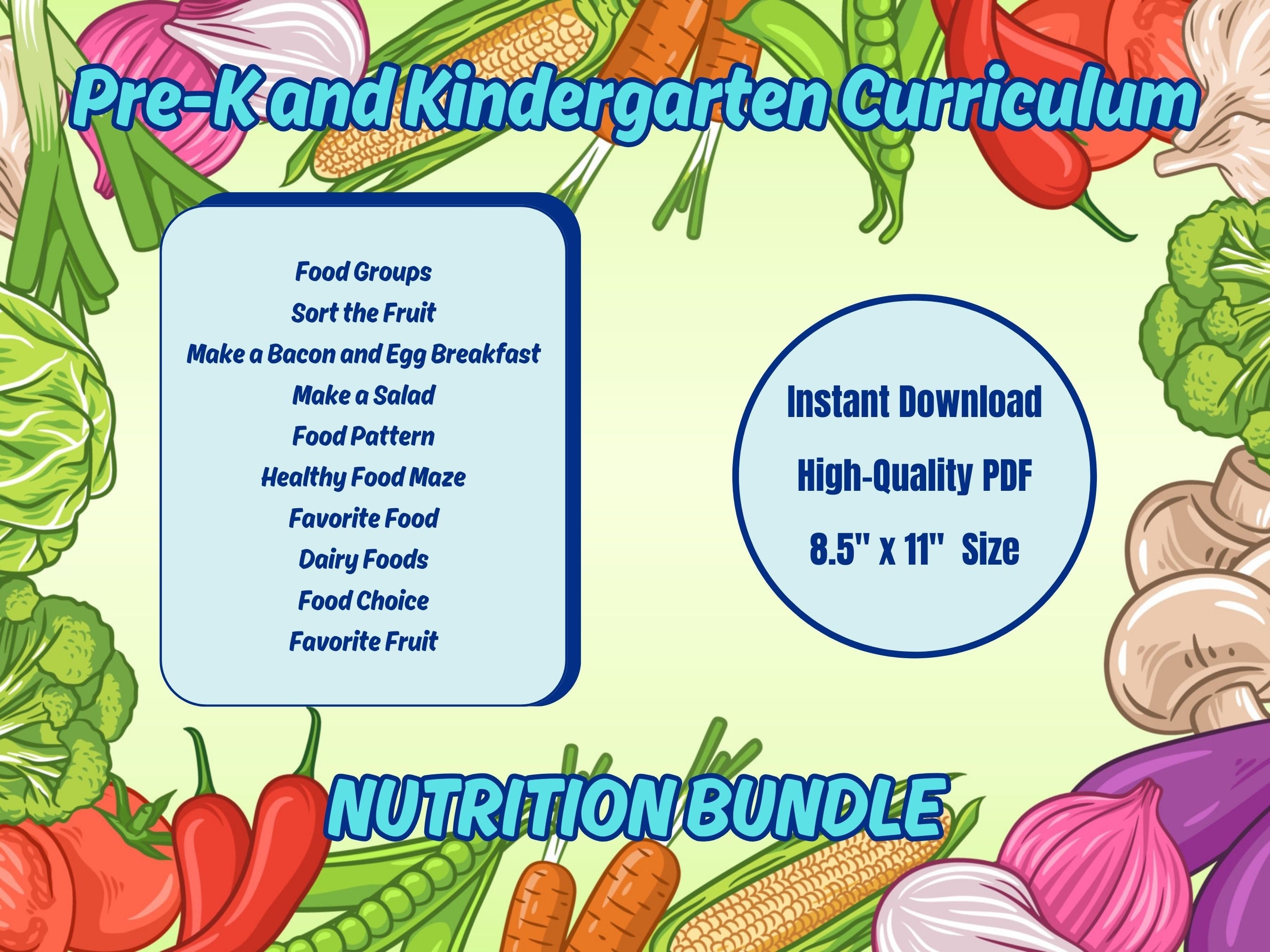Nutrition Curriculum for Early Learners. Weekly Curriculum for Daycare ...