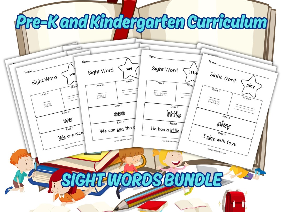 Sight Words Curriculum for Early Learners. Weekly Curriculum for ...