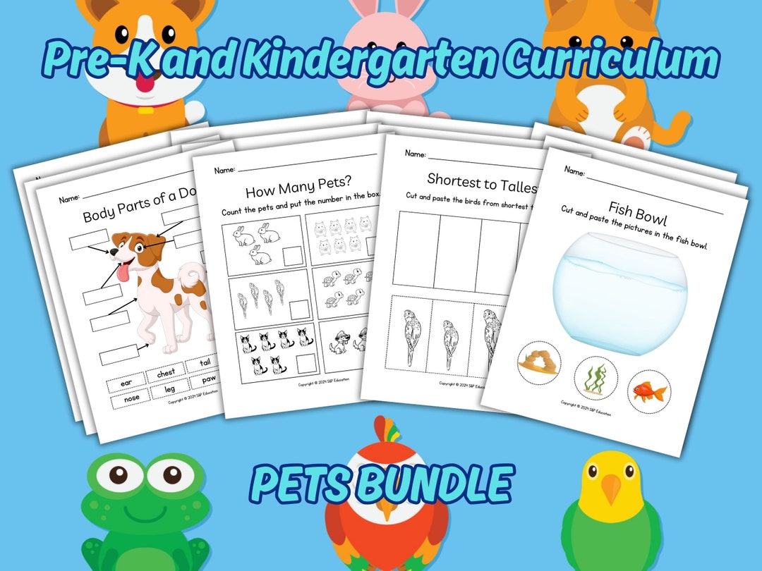 Pets Curriculum for Early Learners. Weekly Curriculum for Daycare ...