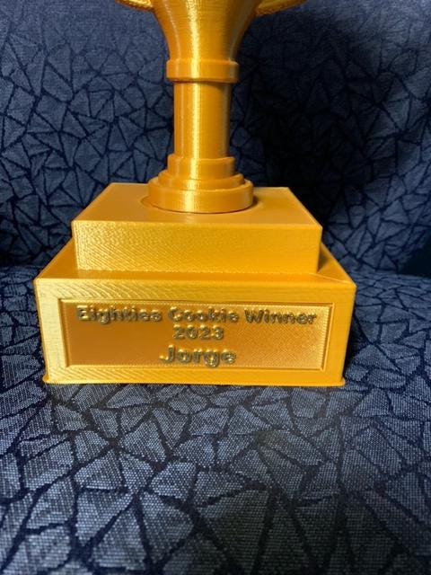 3D Printed Award Trophy Custom Name Plate Included - Etsy