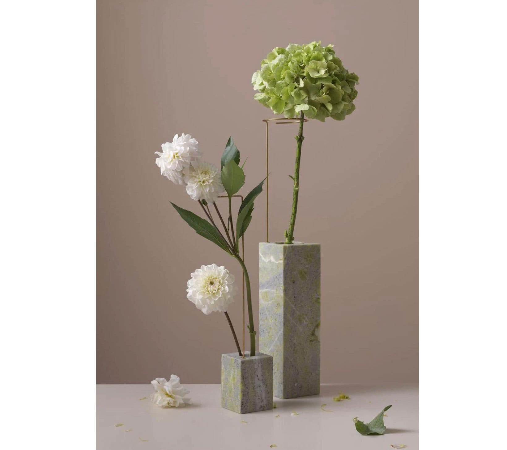 Bloc Studios Posture Marble Vase Minimalist Vase, Nordic Flower Vase ...