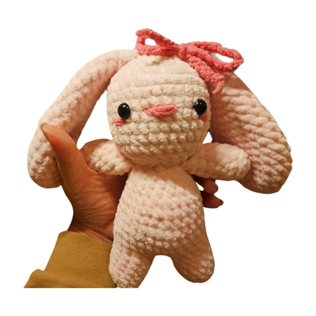 Cute Plushie Pink Bunny - Etsy