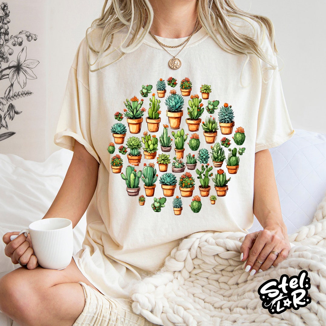 Succulent Sublimation PNG, Cactus Clipart, Succulent Digital Download ...