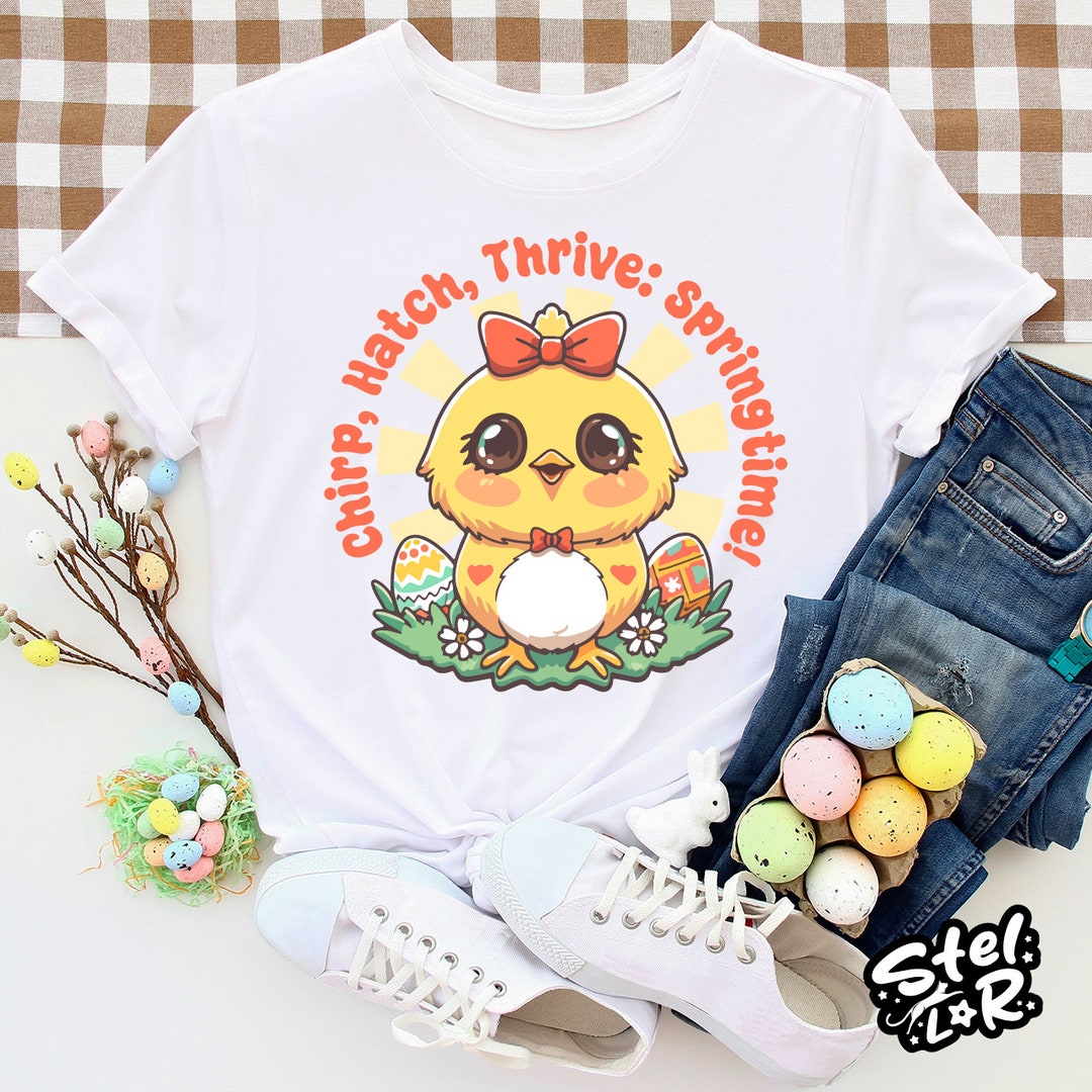 Cute Chick Easter PNG Image, Spring Clipart, Easter Design Element ...
