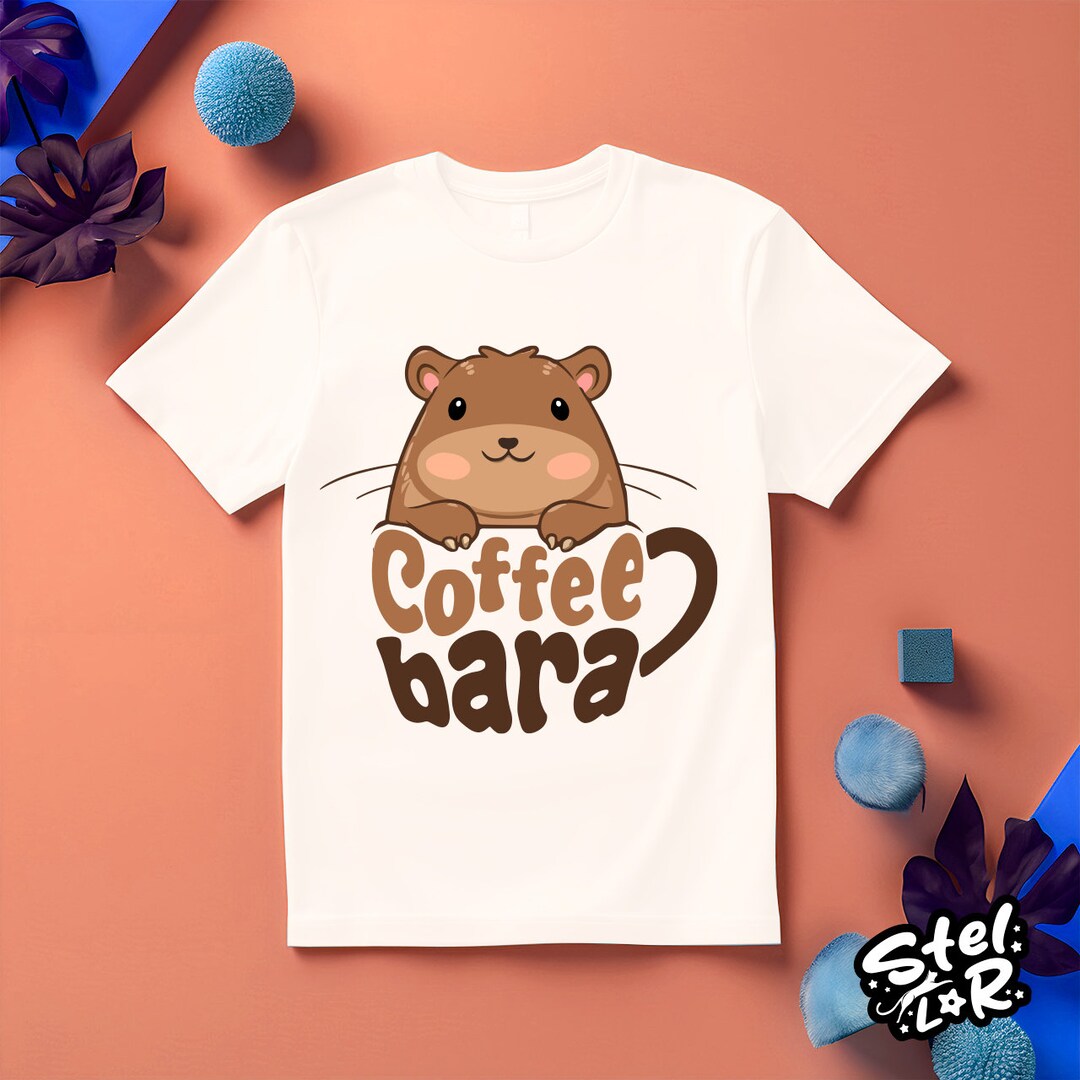 Coffeebara Png, Capybara Png, Capybara Digital, Capybara Shirt, Capybara Sublimation - Etsy
