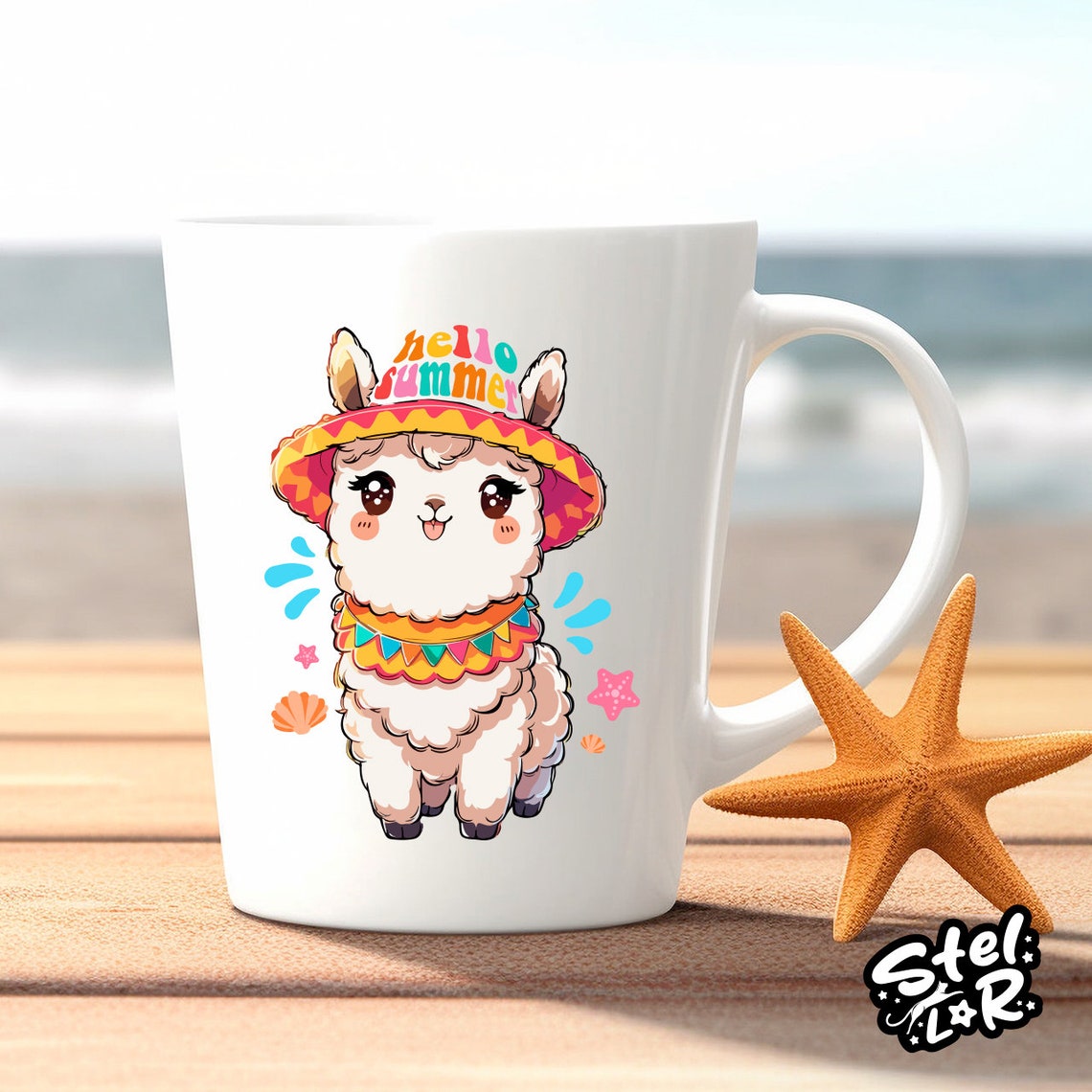 Llama Clipart, Llama Sublimation, Cute Llama Clipart, Llama Summer ...