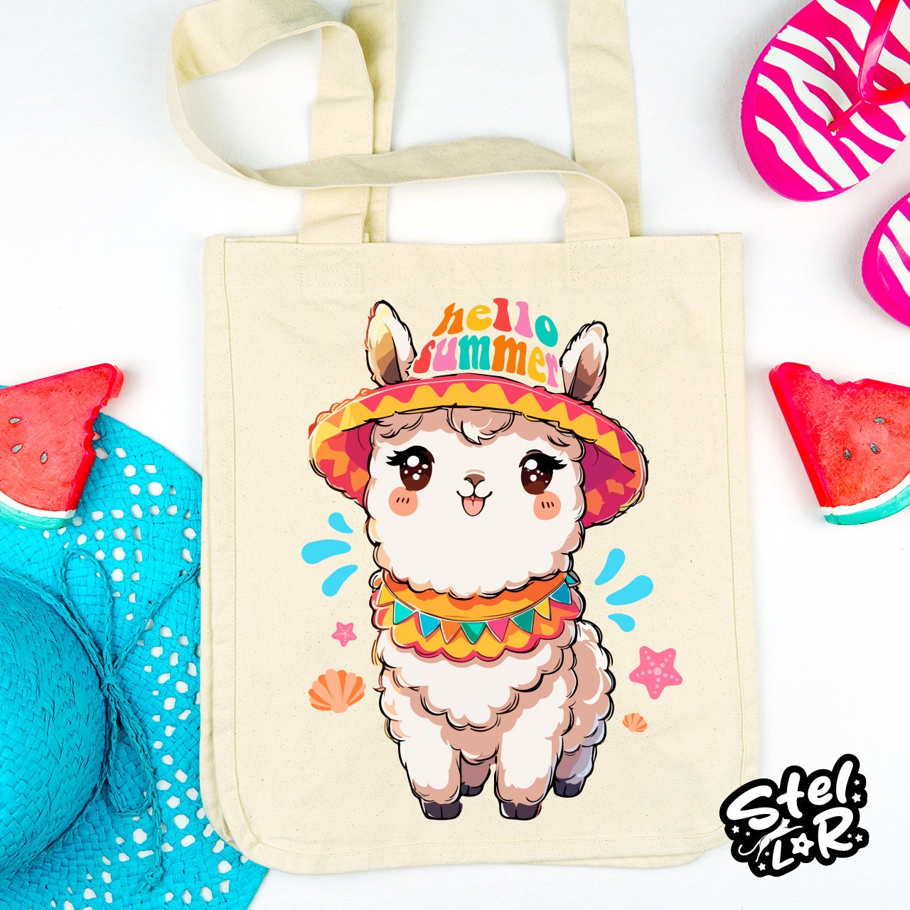 Llama Clipart, Llama Sublimation, Cute Llama Clipart, Llama Summer ...