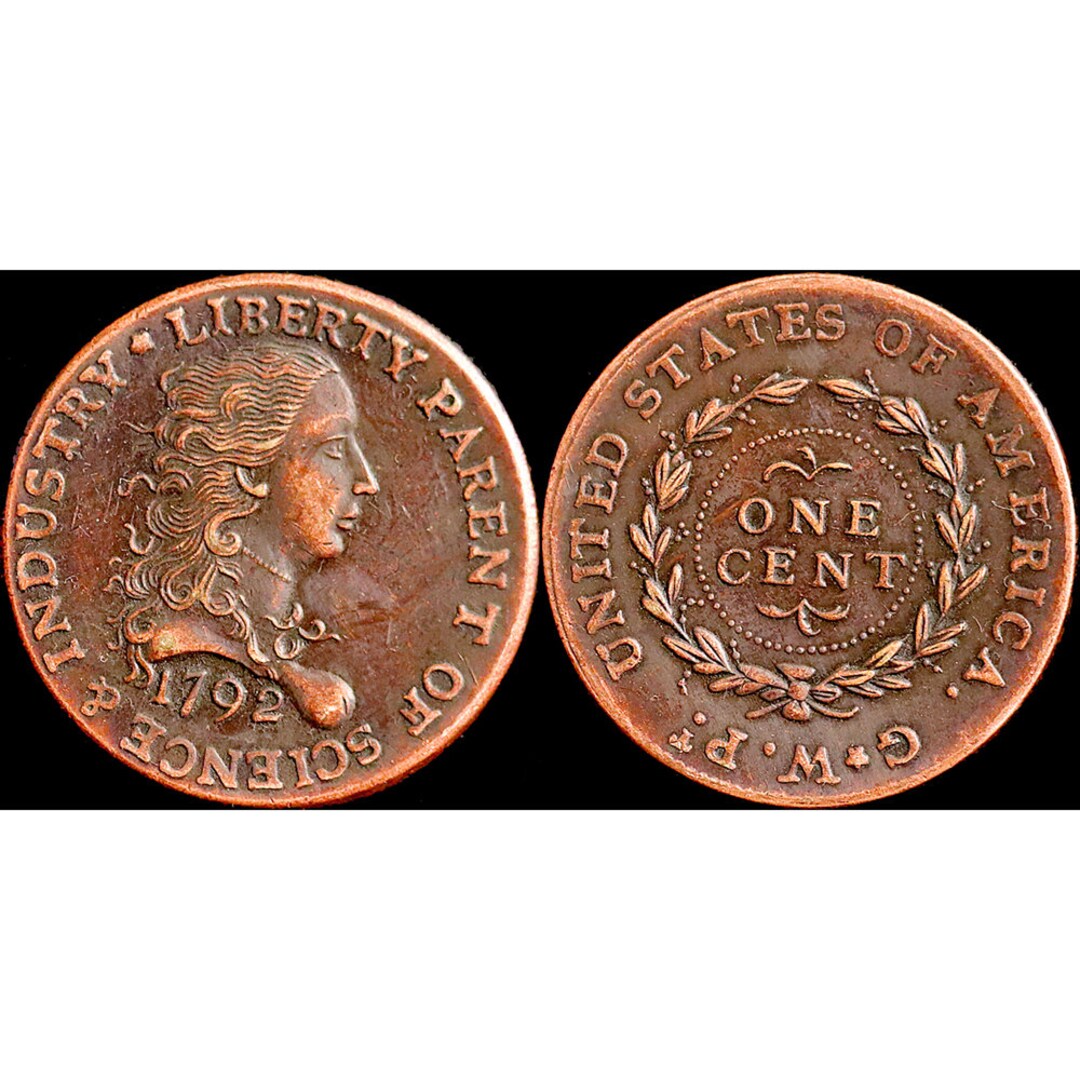 Pattern 1792 Birch Large Cent Copper Coin - Circulated - Etsy