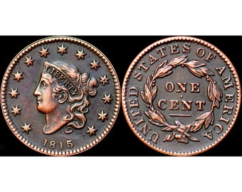 1796 Draped Bust Large Cent Copper Coin - Circulated - Etsy