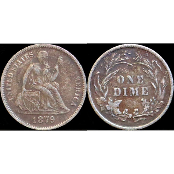 Dime Coin Front And Back