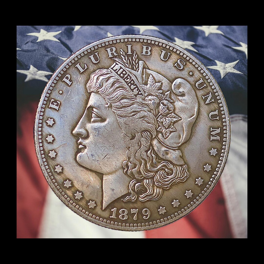 Pattern 1879 Morgan Dollar Type 1 Silver Plated Coin Novelty Modern ...