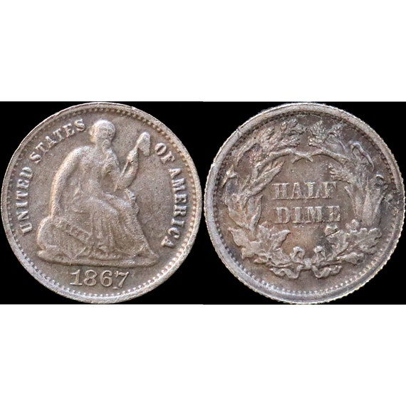 Dime Coin Front And Back