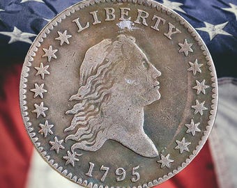 1794 Flowing Hair Early Half Dollar Silver Plated Coin - Circulated - Etsy