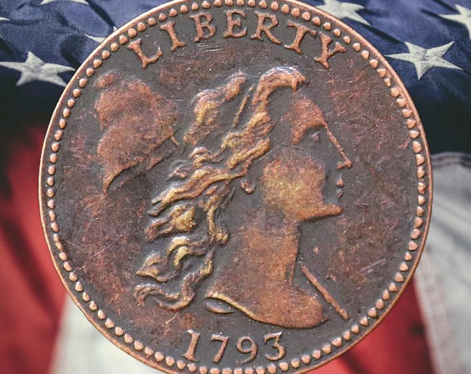 1793 Liberty Cap Large Cent Copper Coin - Circulated - Etsy