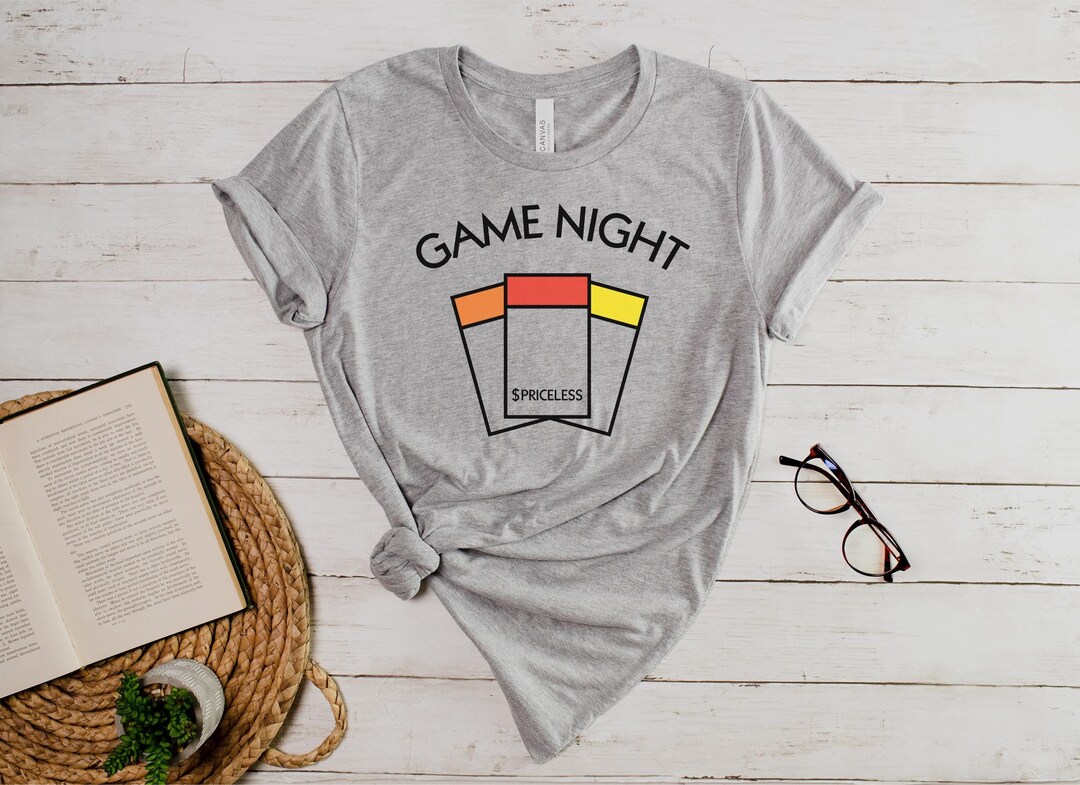 Game Night Priceless T-shirt Board Game Lover Monopoly Enthusiast Gift ...