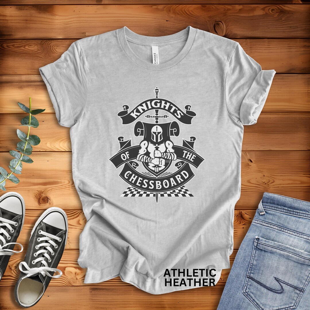 Knights of the Chessboard Unisex Shirt, Great Chess Player Gift, Chess ...
