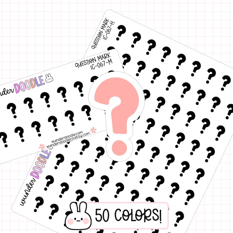 Poppetje icon vraagteken - Etsy Nederland