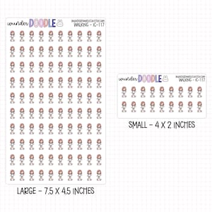 Walking Planner Stickers | IC-117 | Icon Stickers - Etsy