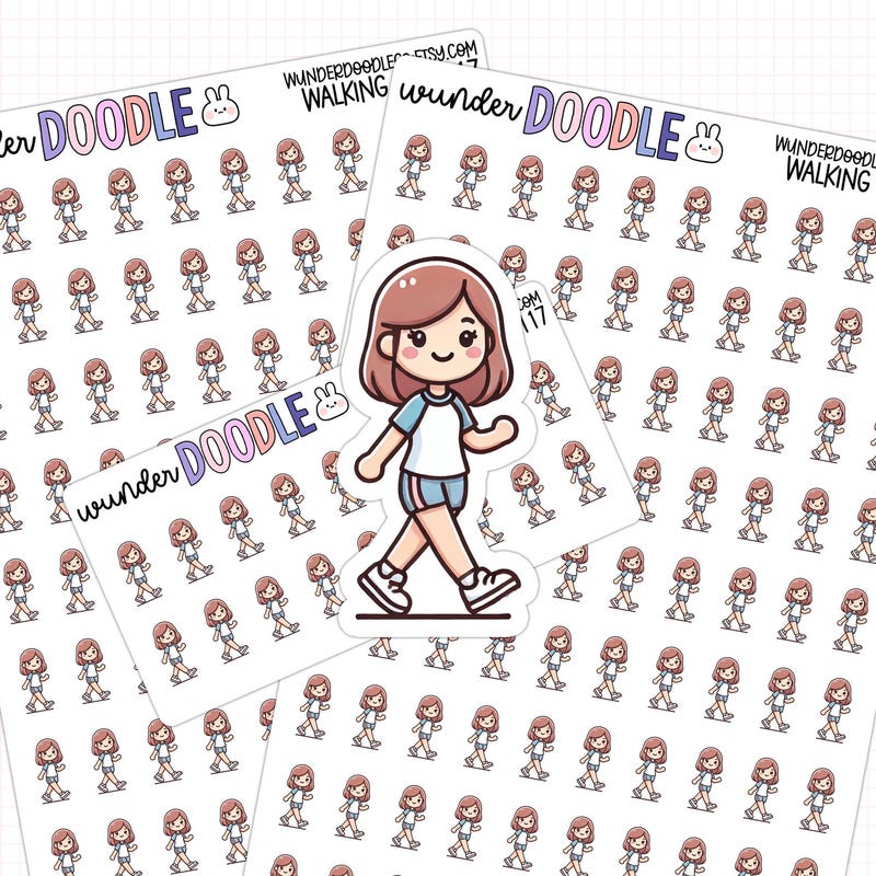 Walk Stickers - Etsy