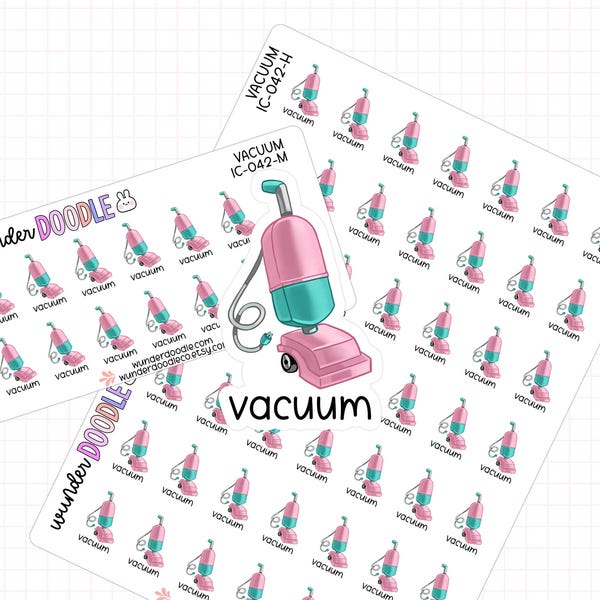 Vacuum Stickers - Etsy