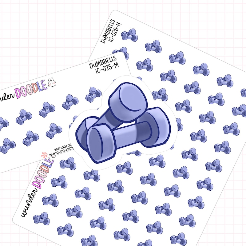 Fitness Planner Stickers - Etsy