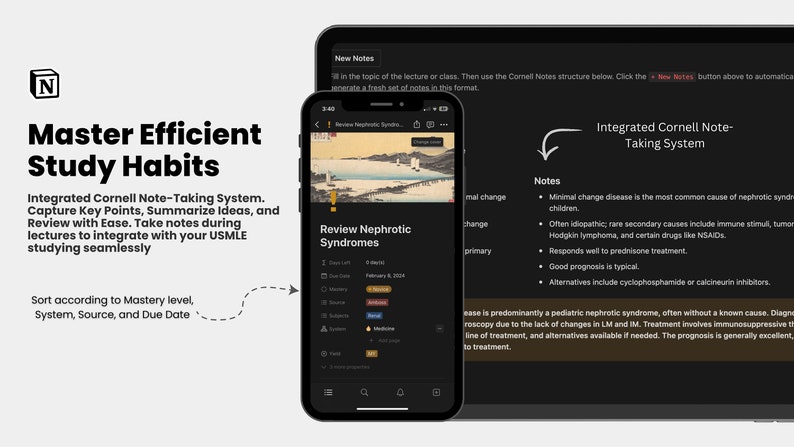 USMLE Studyhub Planner Notion Template for Medical Students, Exam Prep & Score Tracker - Etsy