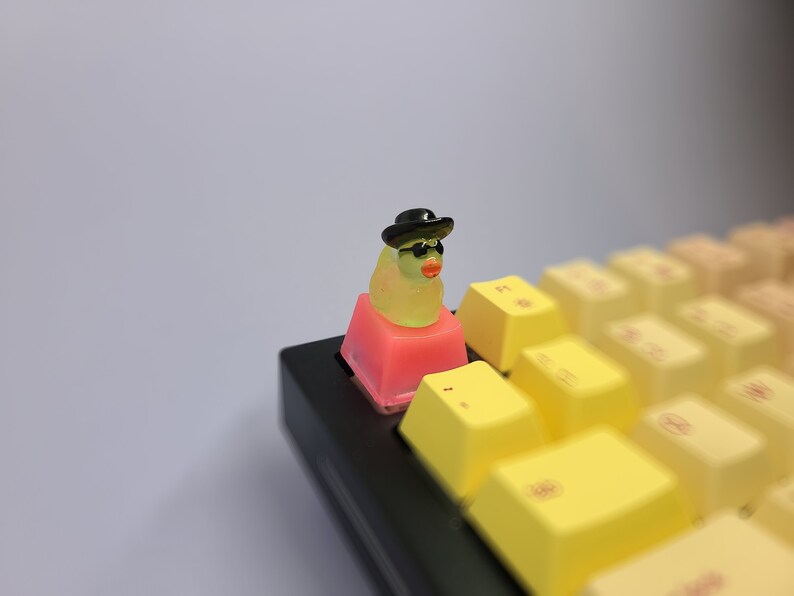 Duck Bros Keycap, Mechanical Keyboard, ESC Keycap, Handmade Resin ...