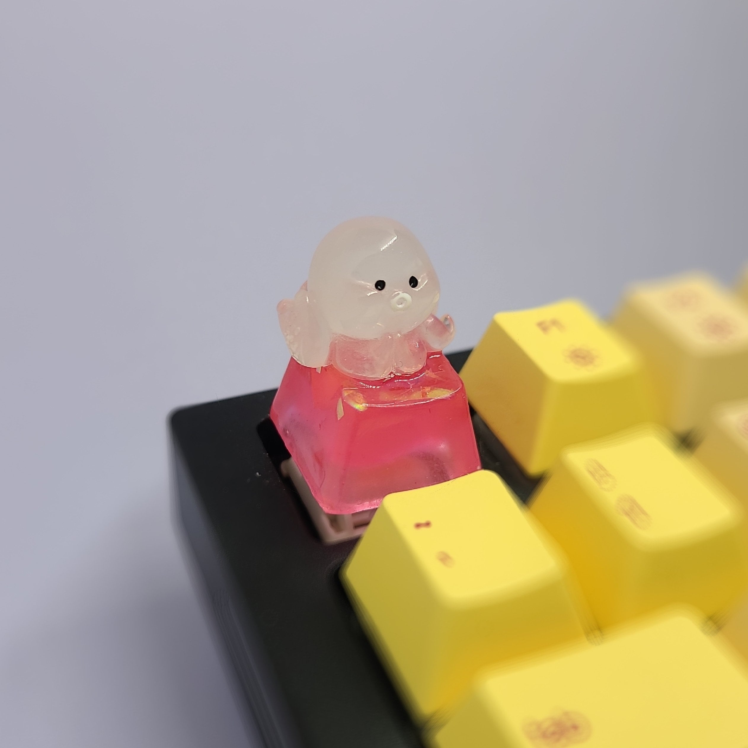 Cute Octopus Keycap Mechanical Keyboard, ESC Keycap, Handmade Resin ...