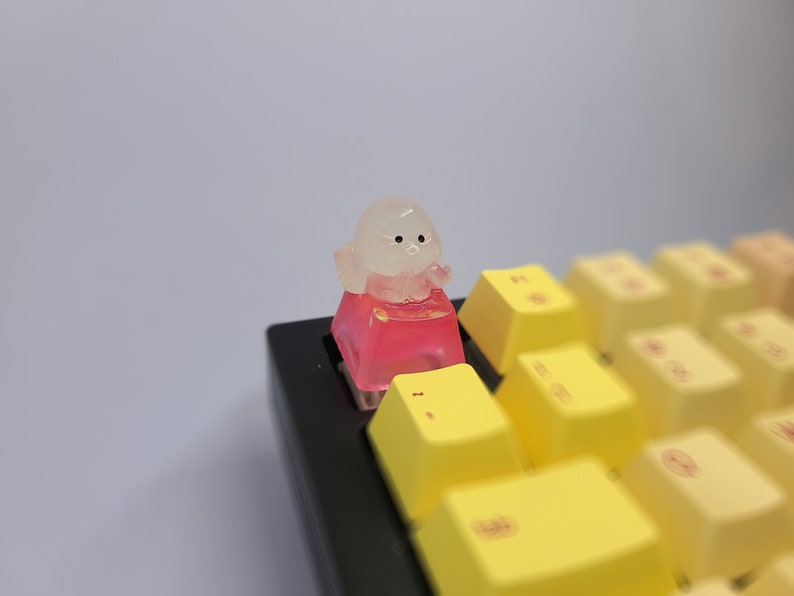 Cute Octopus Keycap Mechanical Keyboard, ESC Keycap, Handmade Resin ...