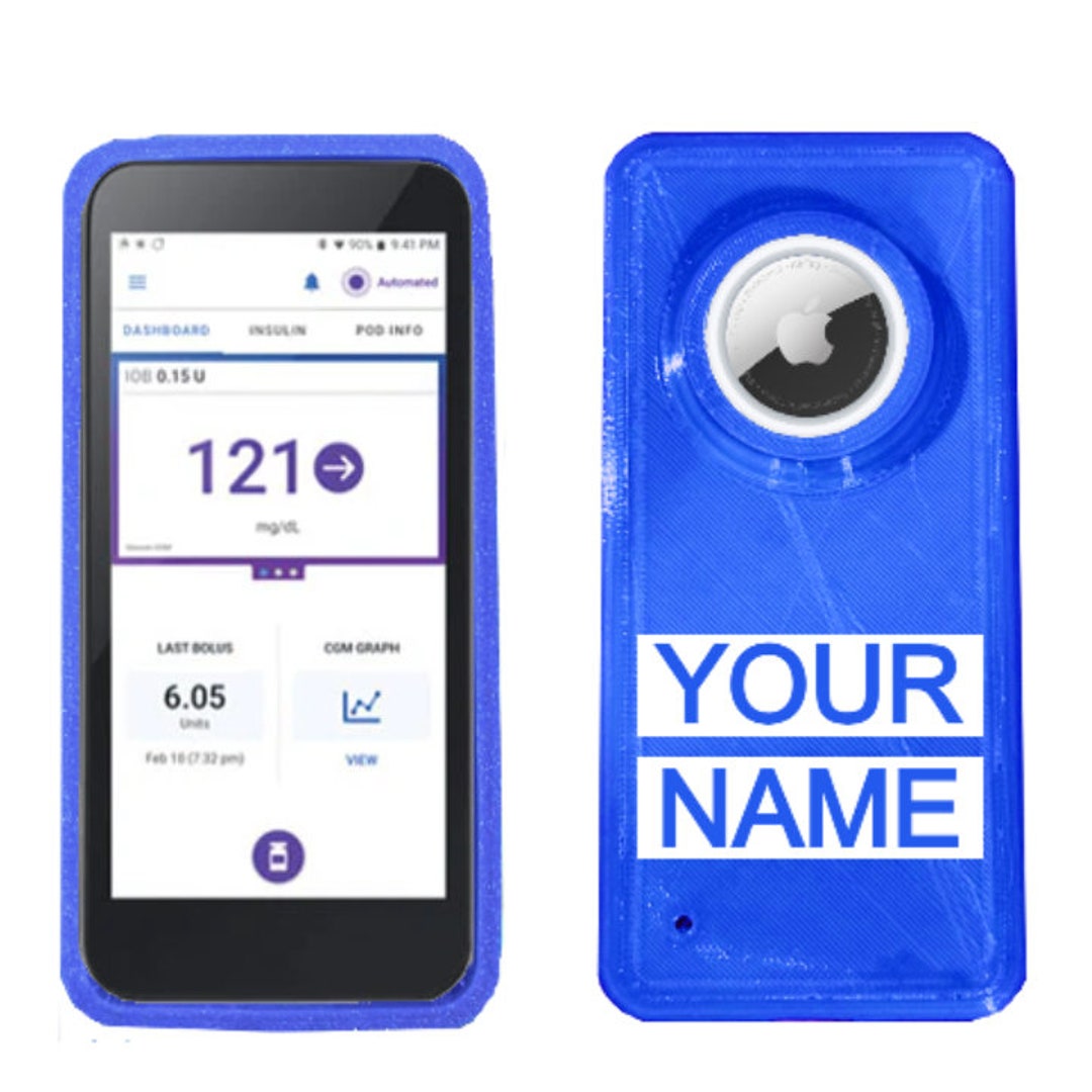 Omnipod 5 Case With AirTag Holder Flexible PDM Case Customizable Colors and Text - Etsy