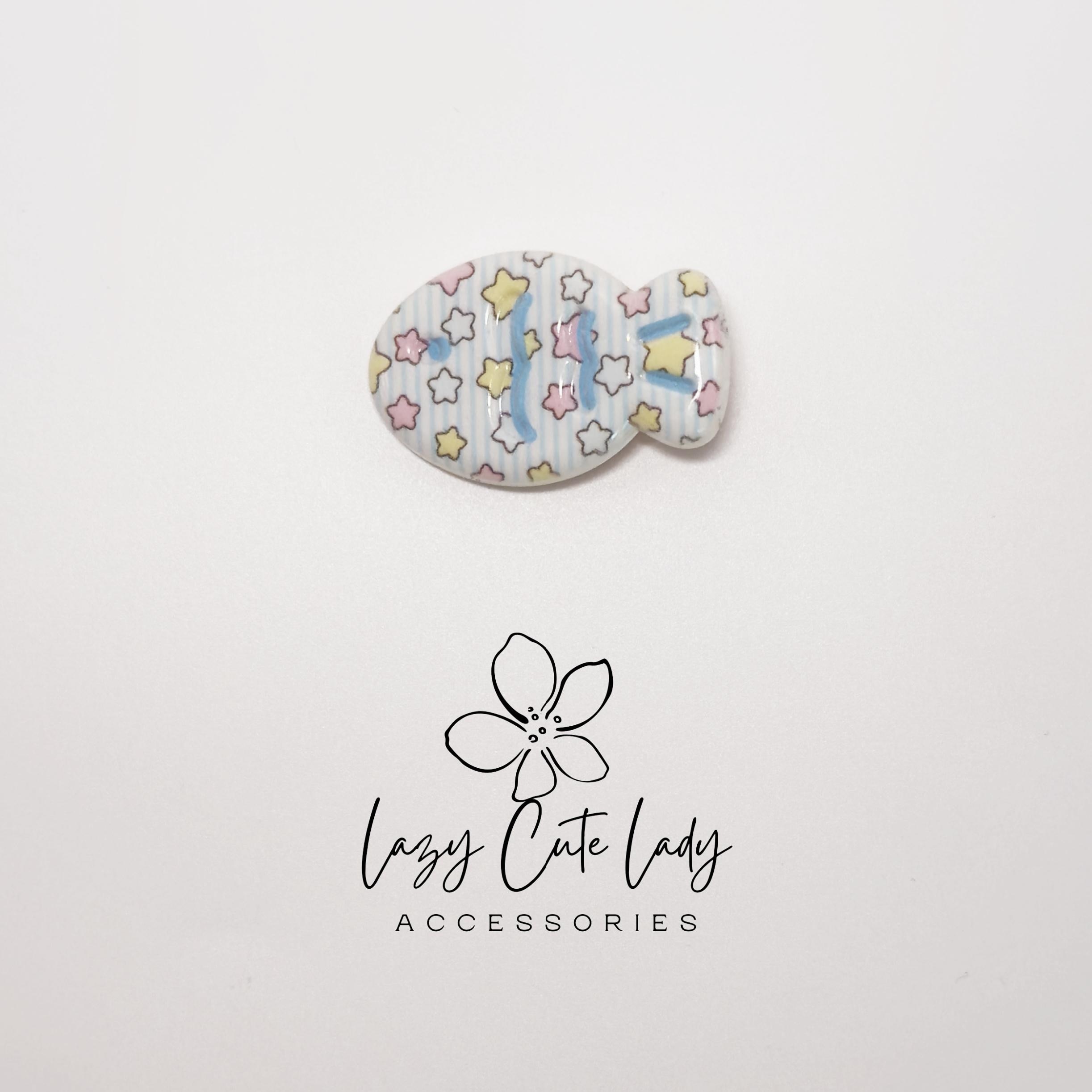 Pastel Fish Hair Clips – Cute Opaque Resin Fish Barrettes | Macaron ...