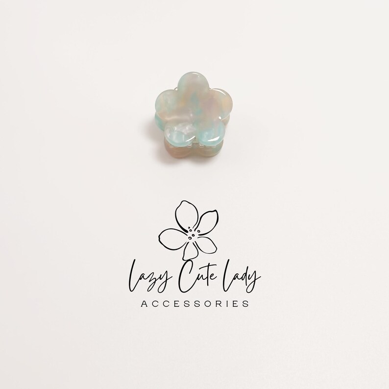 Mini Flower Hair Claw Clips – Colorful Eco-friendly Acetate Hair ...