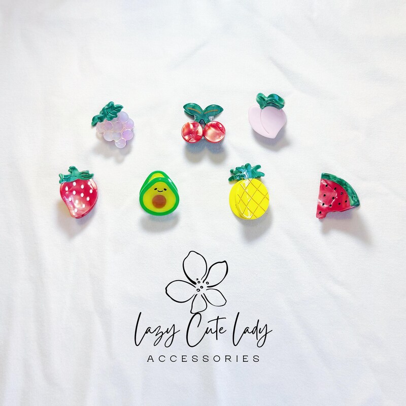 Fruit Hair Clips - Etsy