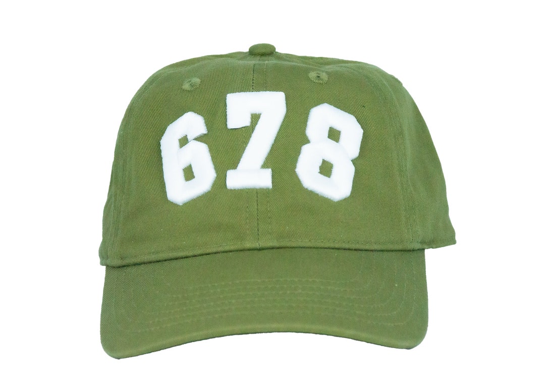 CUSTOMIZED - 3D Puff - Area Code Hat - Zip Code Hat - Hunter Green - Unstructured - Etsy
