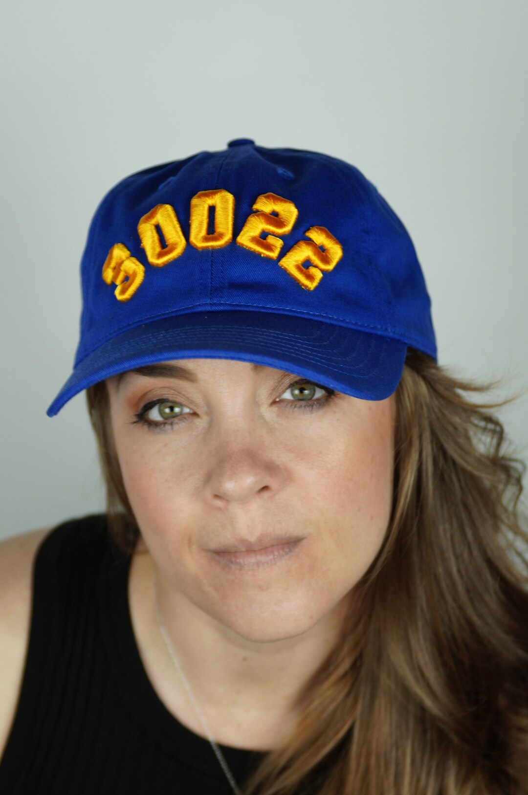 CUSTOMIZED - Blue - 3D Puff - Area Code Hat - Zip Code Hat - CODE CAP - Unstructured - Etsy