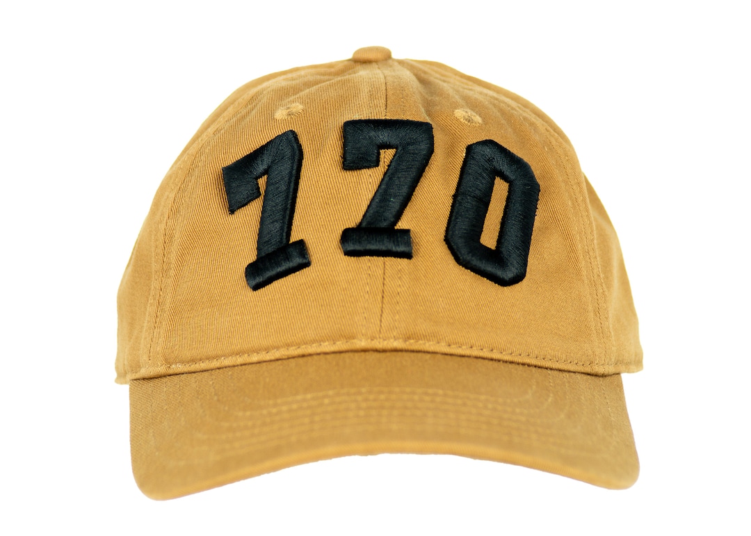 CUSTOMIZED - 3D Puff - Area Code Hat - Zip Code Hat - Lite Brown - CODE ...