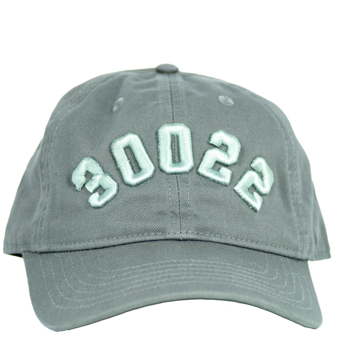CUSTOMIZED - Gray - 3D Puff - Area Code Hat - Zip Code Hat ...