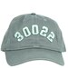 CUSTOMIZED - Gray - 3D Puff - Area Code Hat - Zip Code Hat - Unstructured - Etsy