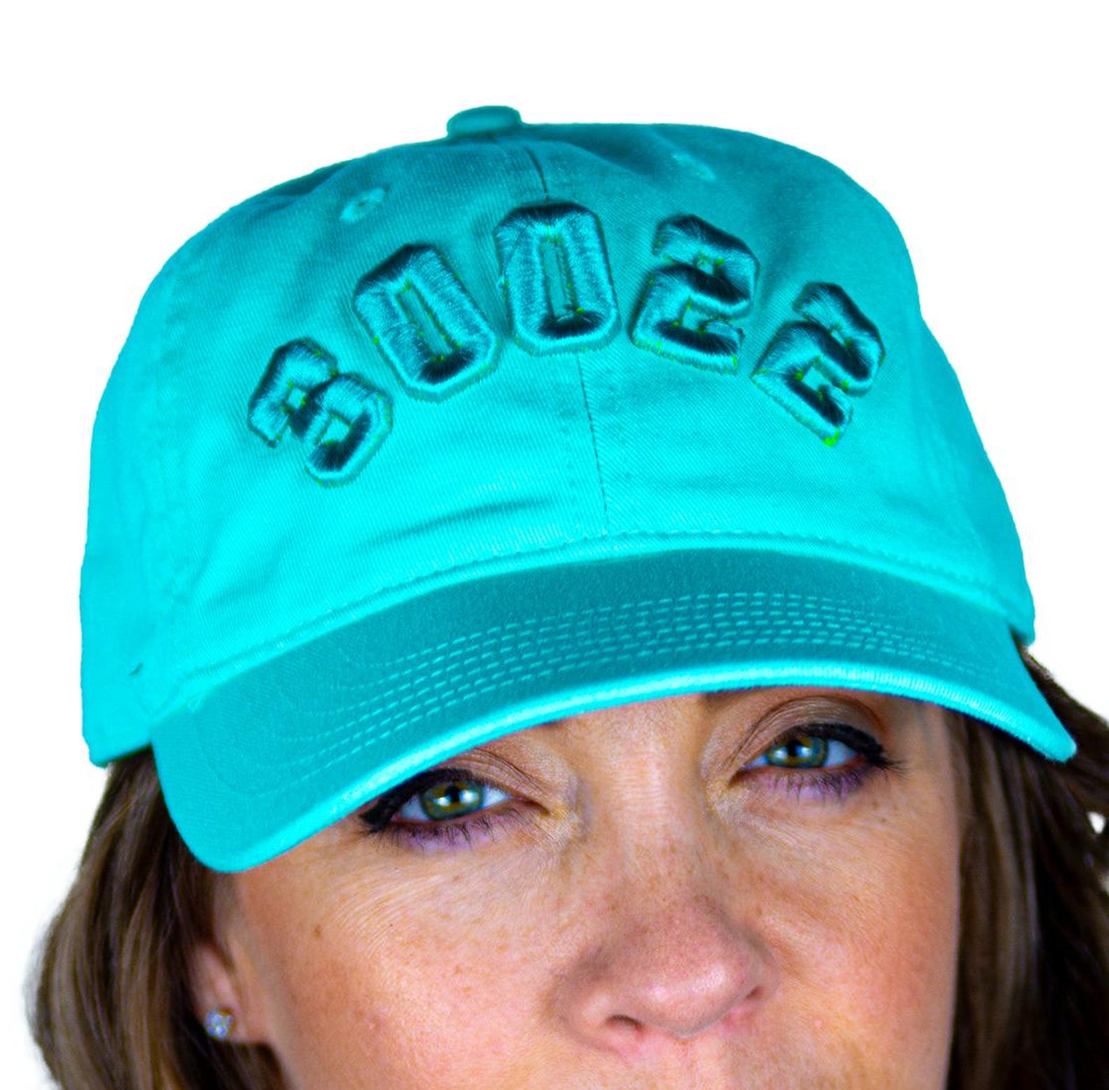 CUSTOMIZED - Mint - 3D Puff - Area Code Hat - Zip Code Hat - Unstructured - Etsy