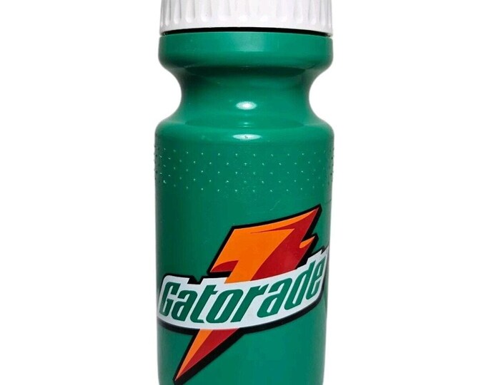 Vintage Gatorade Squeeze Bottle 90s Logo Green Orange White Pull Top ...