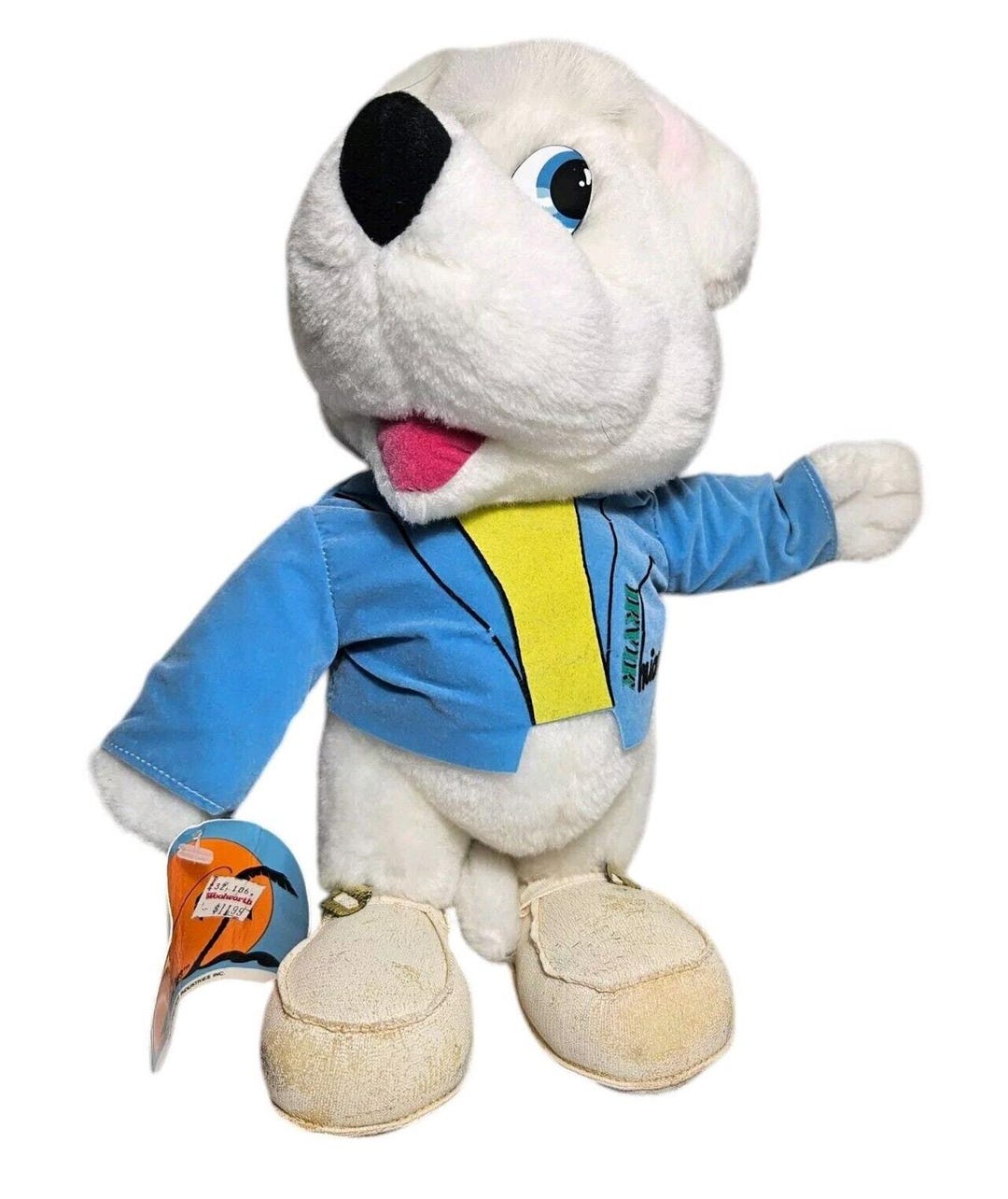 Vintage Miami Mice Plush 80s Stuffed Animal Toy Special Effects White ...